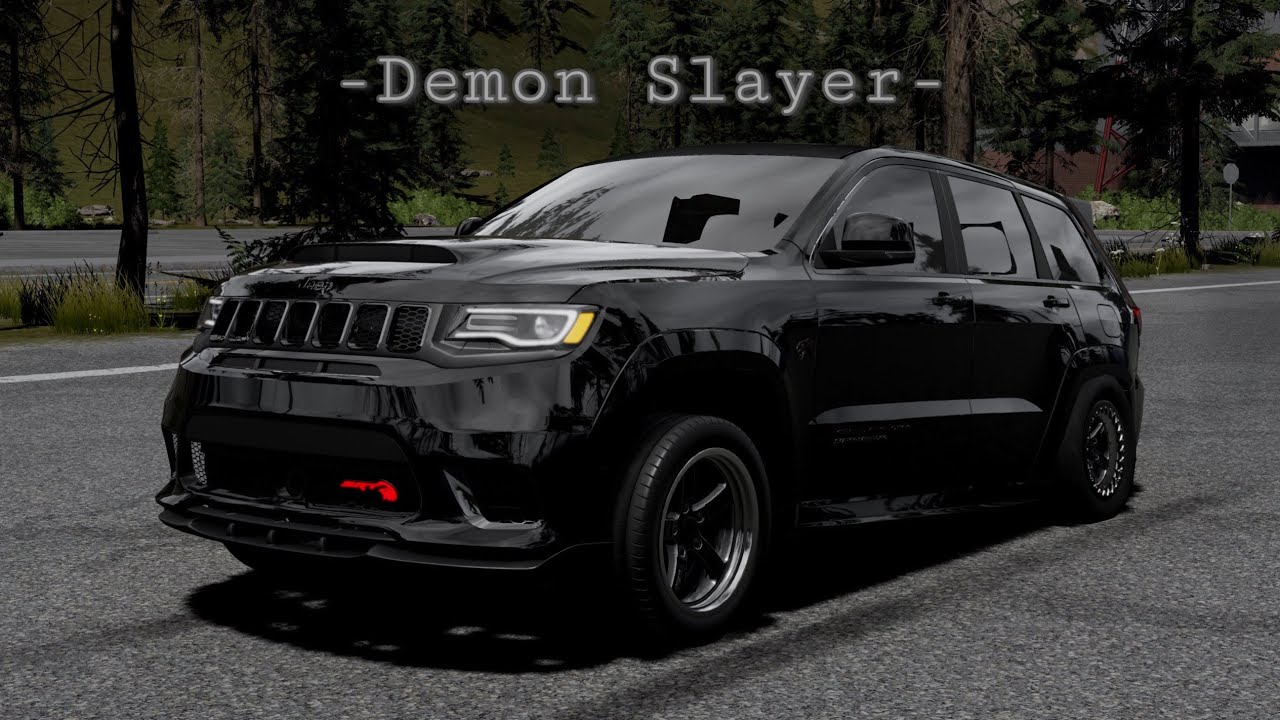 BeamNG| 1000Hp Cammed “DEMON” Jeep Trackhawk Launch at Light! - YouTube