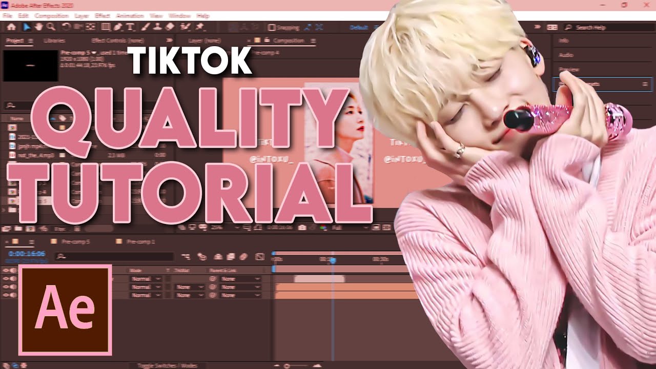 [after effects] tiktok high quality tutorial - YouTube