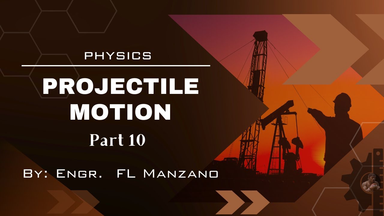 10. Physics- Projectile Motion Sample: Initial Velocity at an angle ...