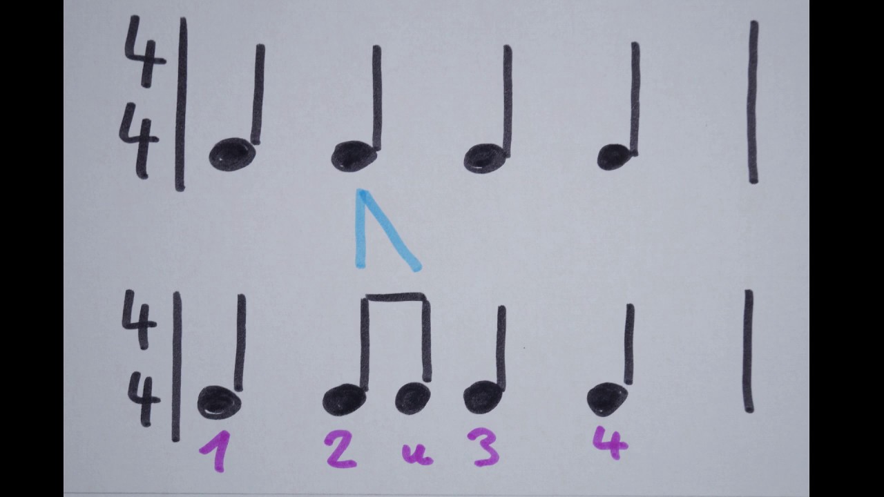 Rhythmen zählen und klatschen lernen Teil 2 - YouTube