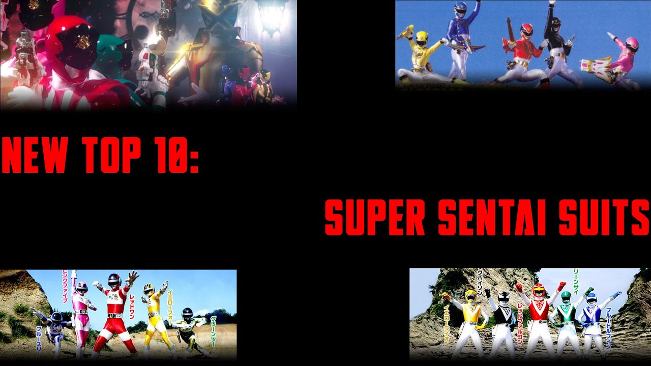 Let's Do a New Top 10: Super Sentai Suits - YouTube