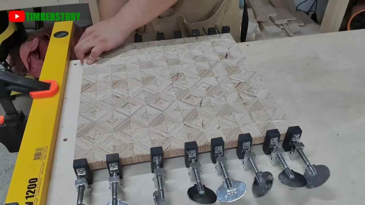 Making a Plywood Pattern [ Woodworking / DIY / 목공 ] - YouTube