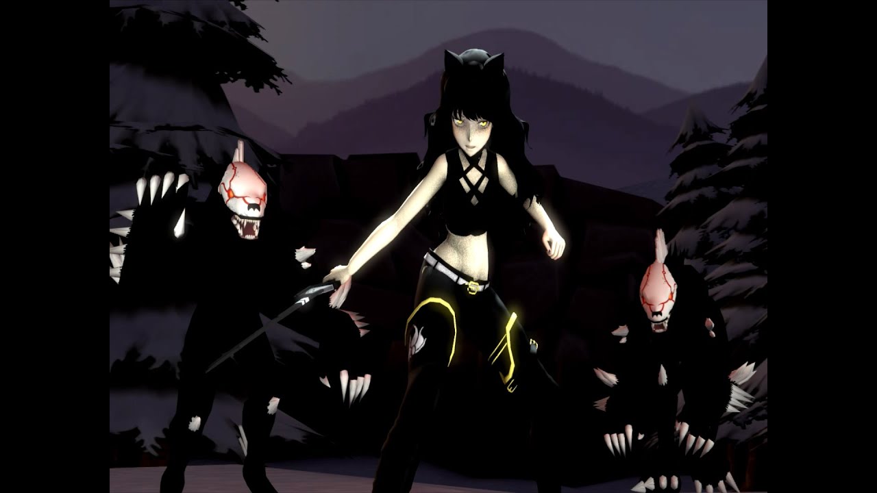 SFM - RWBY: Blake vs Beowolves (Short Action Sequence) - YouTube