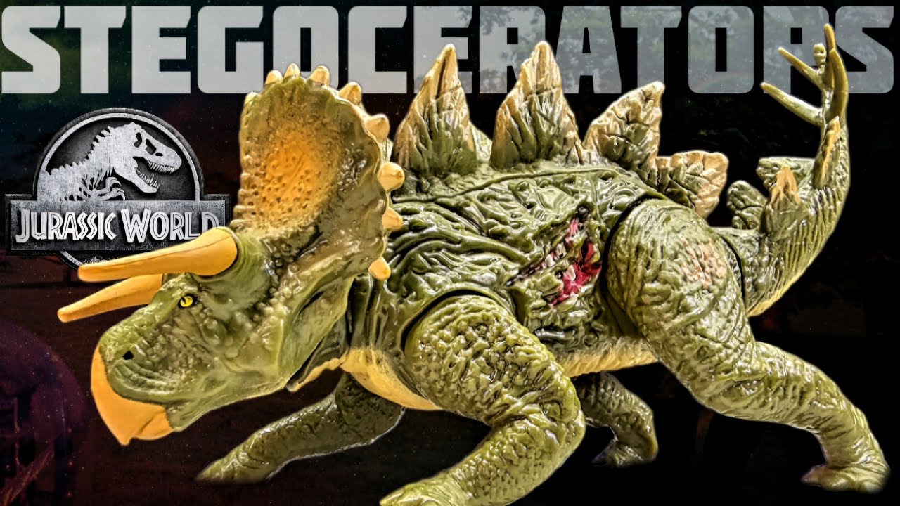 Hasbro Jurassic World Stegoceratops Review!!! - YouTube