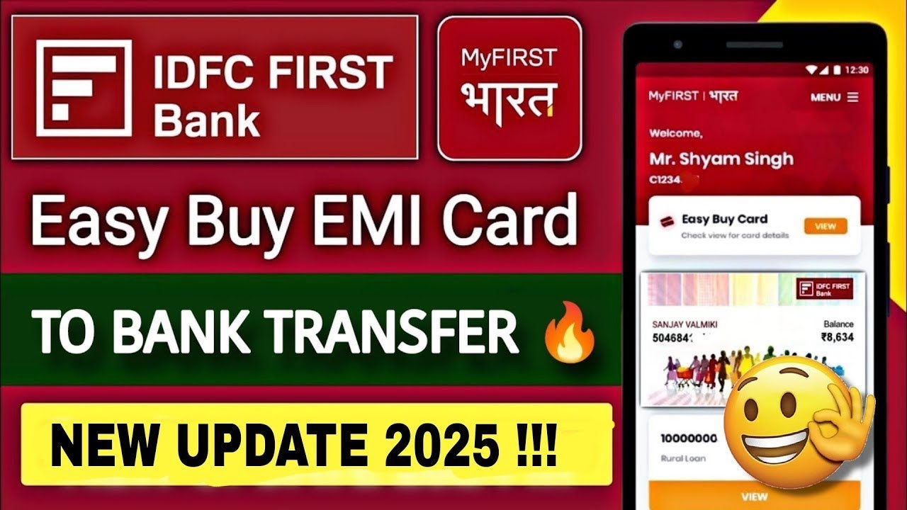 Idfc Emi Card To Bank Transfar | Easy Buy Card To Bank Transfer" | idfc ...