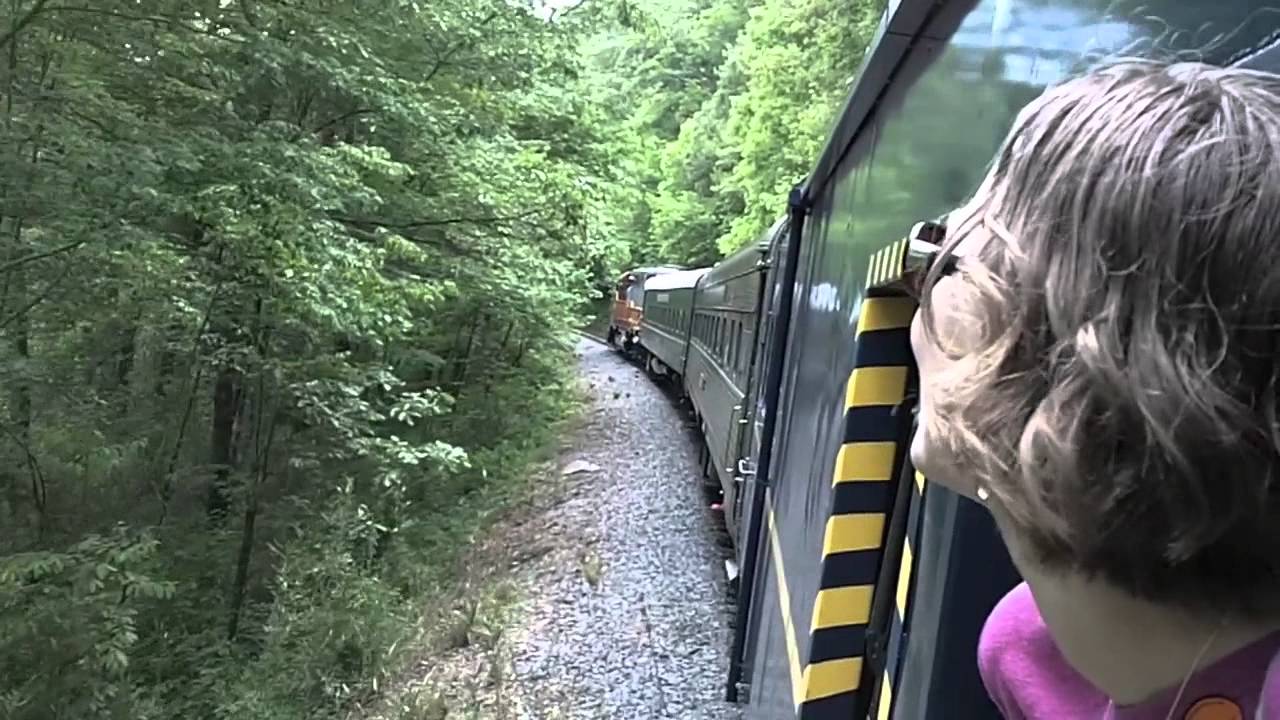 Riding the Blue Ridge Scenic Railway - YouTube