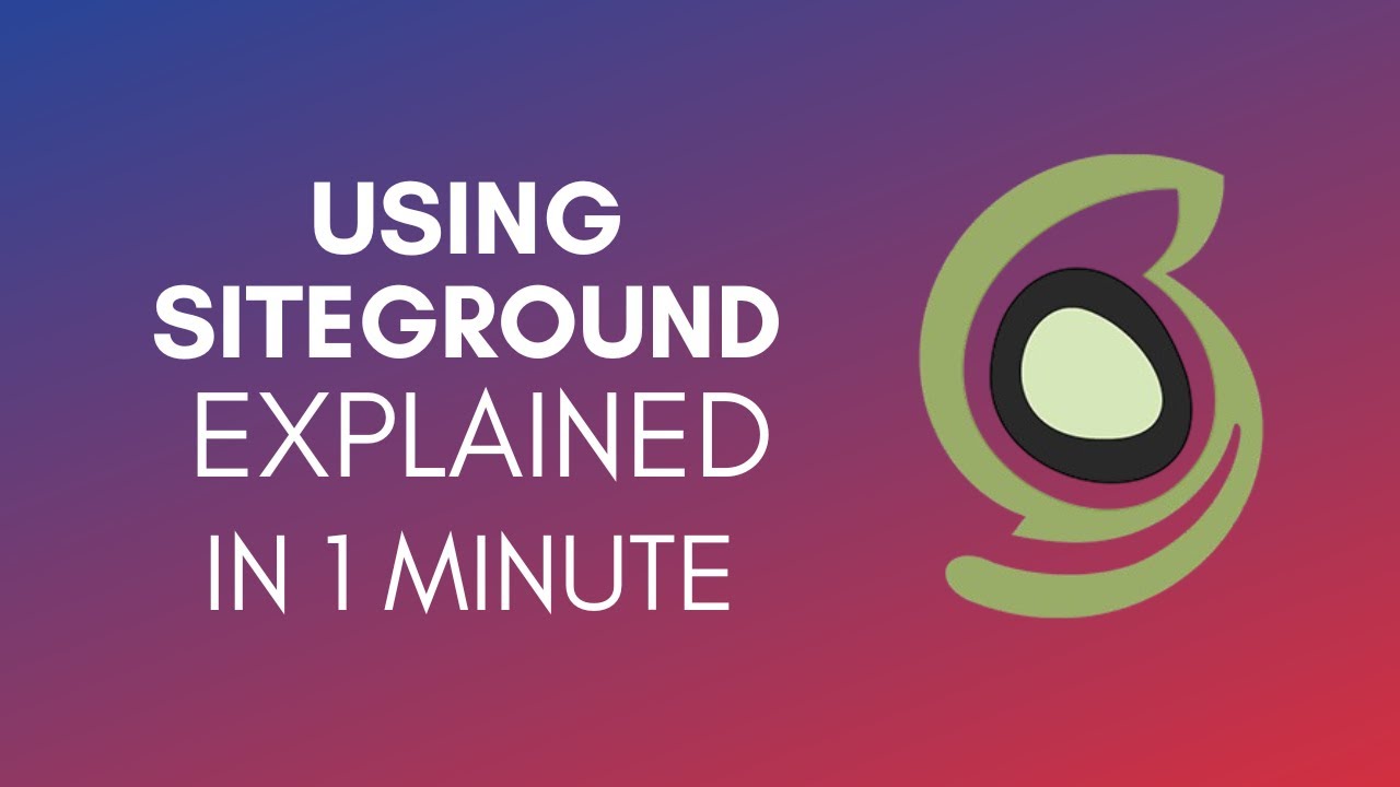 How To Use SiteGround? (2024) - YouTube