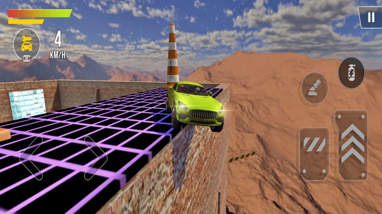 Flying Car Crash: Real Stunts Impossible Destroy Mode Extreme Car Drive ...