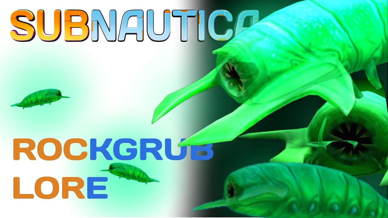 Subnautica Lore: Rockgrub | Video Game Lore - YouTube