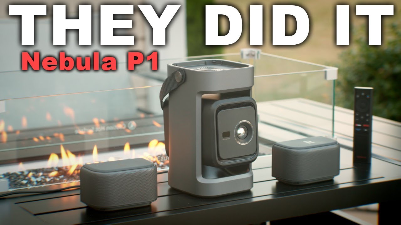 soundcore Nebula P1 - First Portable Projector With DETACHABLE Speakers ...