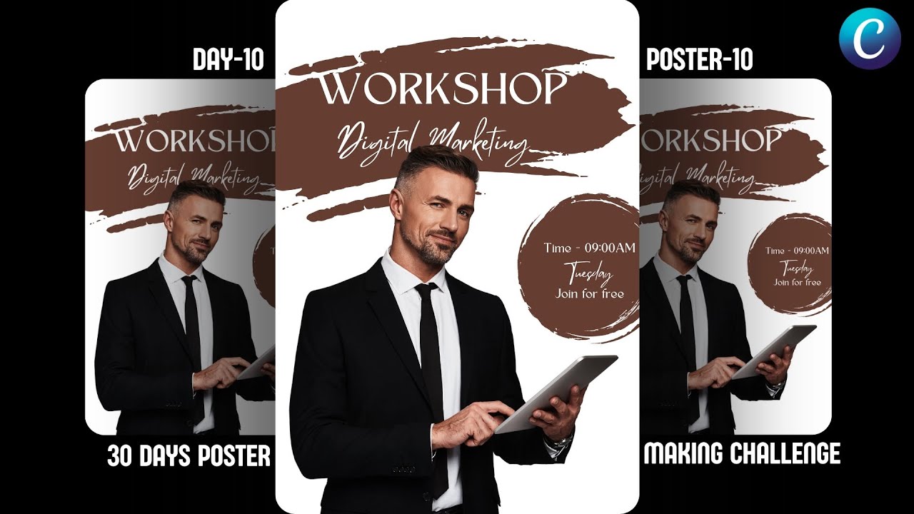 "Day10 : Creating a Stunning Poster in Canva | 30 Days 30 Posters ...
