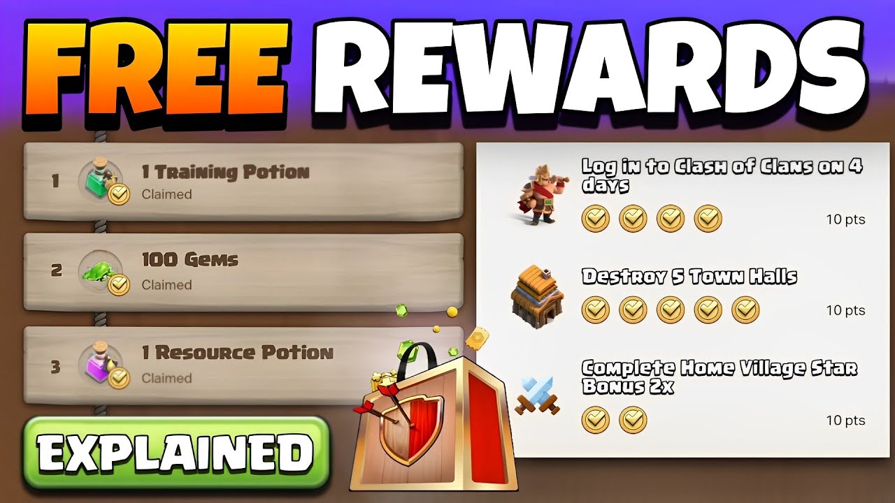 FREE Rewards from Supercell Store New bonus track and Challenges in ...