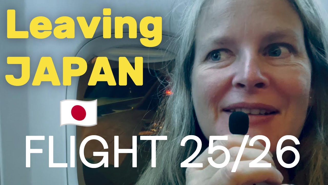 Leaving Japan 😓 🇯🇵 #Japan - Flight 25/26 - Around the World - YouTube