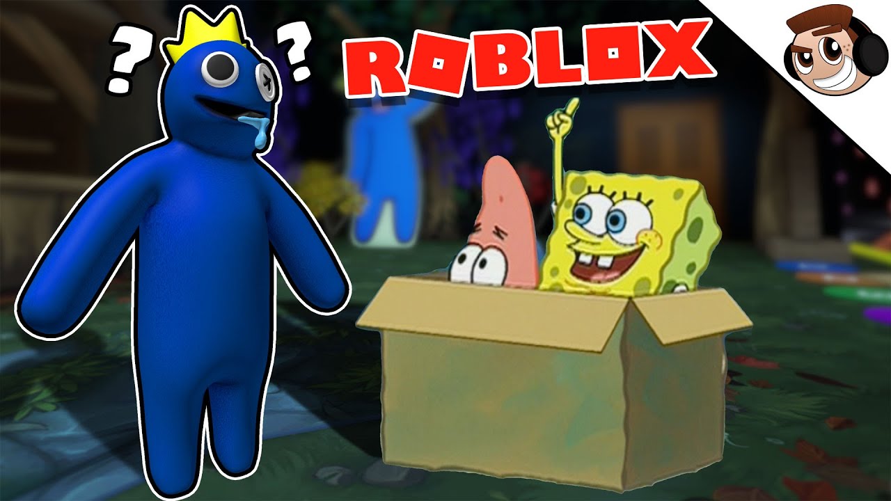 Spongebob Plays Roblox Rainbow Friends - YouTube