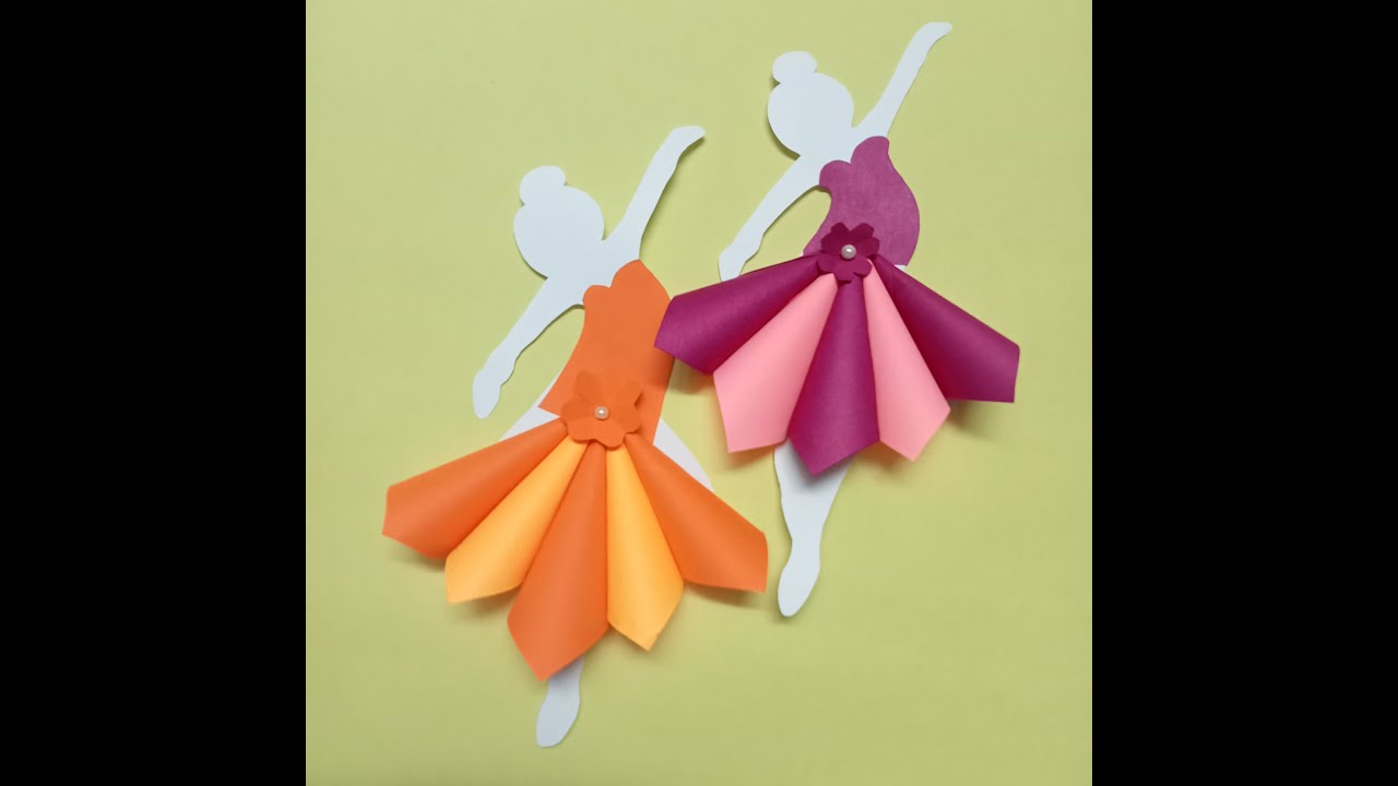 Simple Paper Doll Wall Hanging Decoration । DIY Easy wall decoration ...