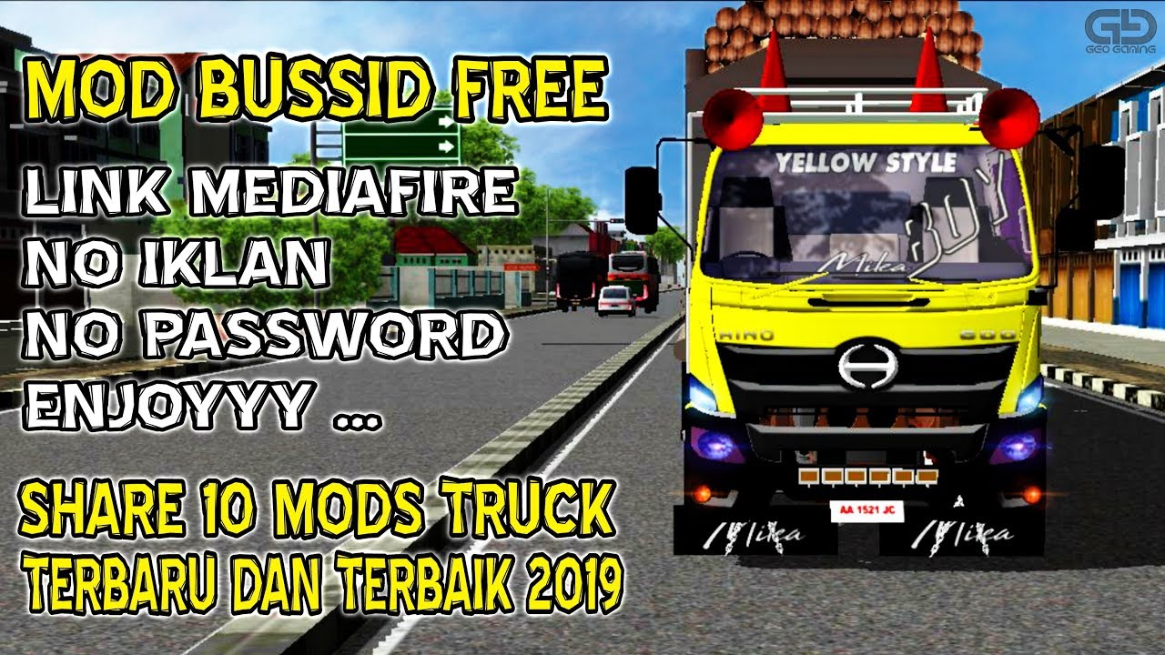 SHARE 10 MODS TRUCK TERBARU 2019 PART 5 | MOD BUSSID TERBARU | BUS ...