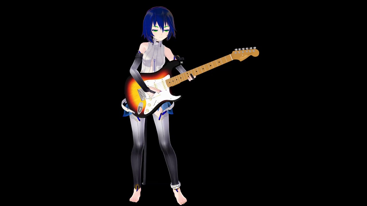 MMD mg P 23 guitar only - Fix You - YouTube