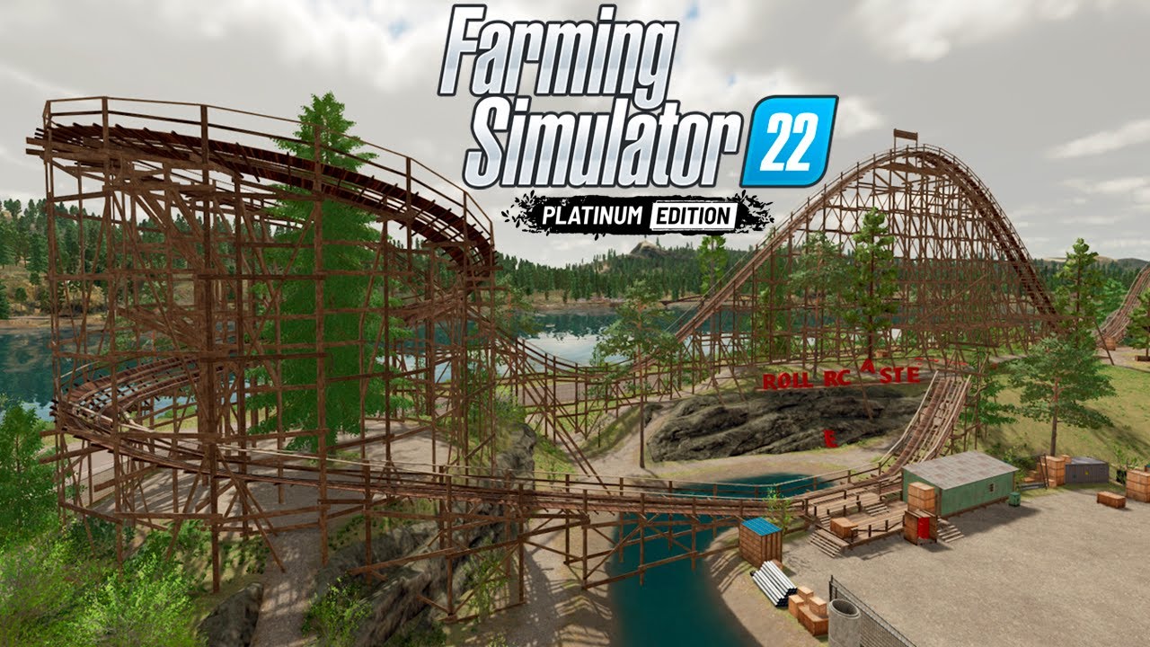 CONSTRUINDO UMA MONTANHA RUSSA | Os Piá | Farming Simulator 22 - EP 31 ...