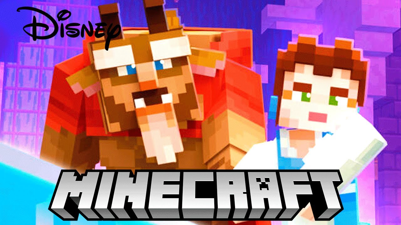 A BELA E A FERA no MINECRAFT DISNEY OFICIAL - YouTube