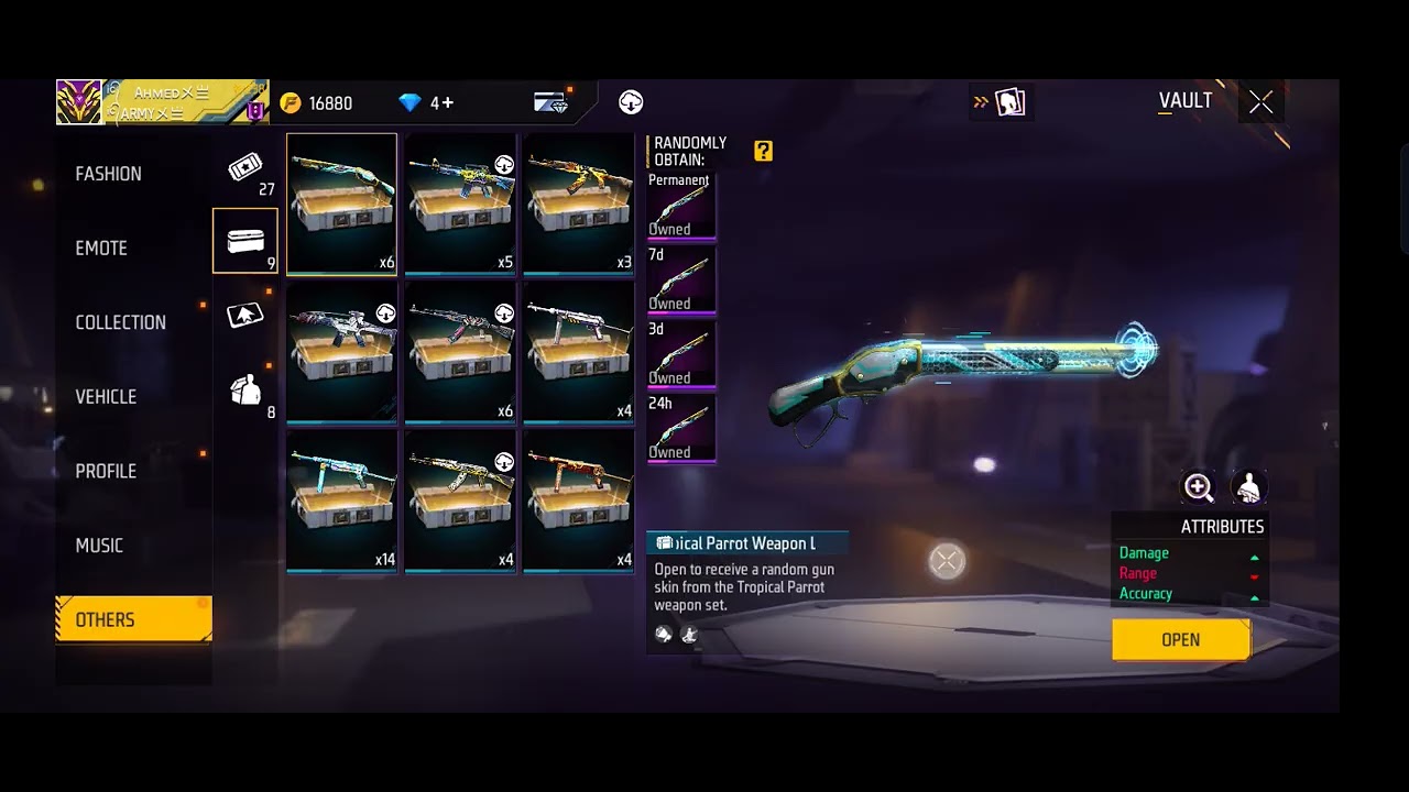 I got all rear Items in free thex ff - YouTube