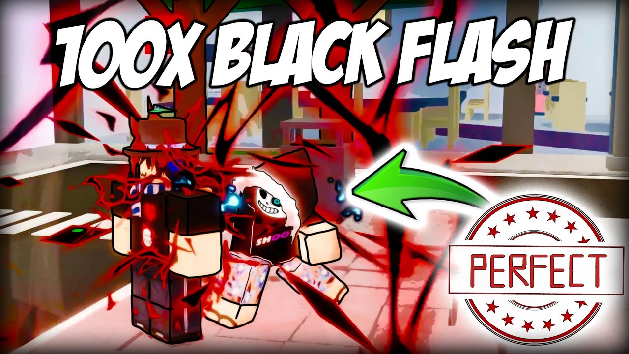 This is the PERFECT BLACK FLASH CHAIN in Jujutsu Shenanigans - YouTube