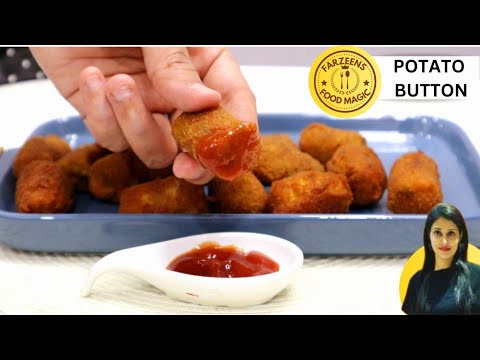 Potato button|aloo k mazedar snack|veg starter|kids tiffin recipe ...
