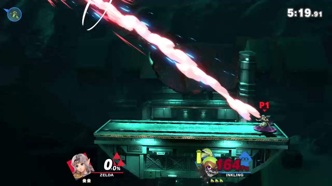 Inkling vs Zelda 2 - YouTube