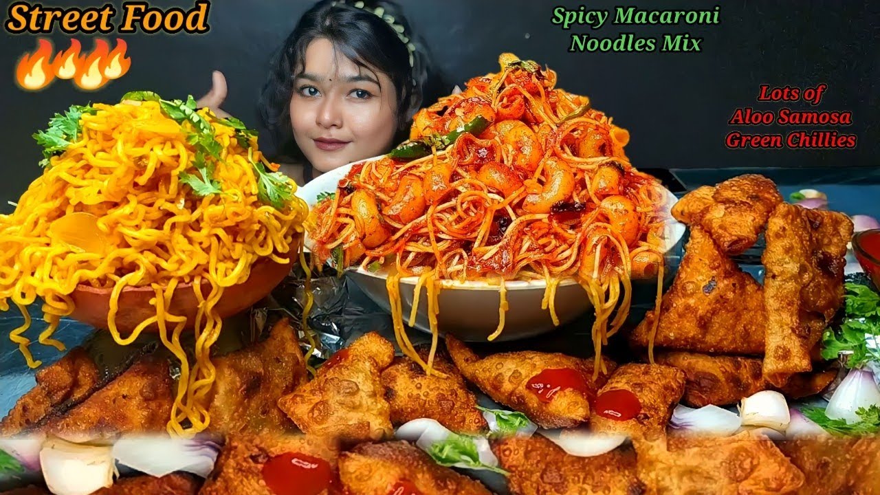 Spicy Maggi Challenge Vs Yippee Noodles Challenge | Asmr Eating Yippee ...