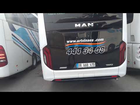 2018 YENİ MAN LİONS COACH ARTVİN SES TURİZM TR DE İLK