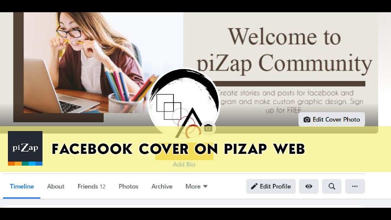 piZap's Quick Photo Editing Tutorial:Facebook Cover on piZap Web - YouTube