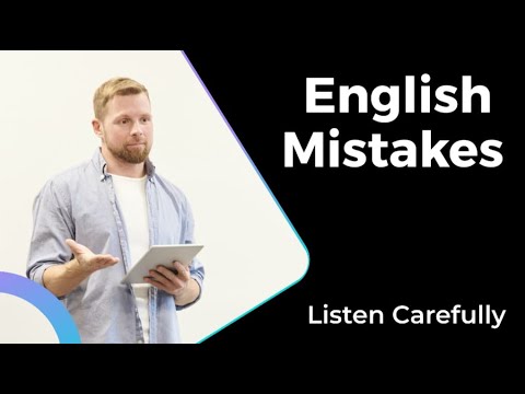 Practice English Listening for Beginners | English Mistakes | Correct ...