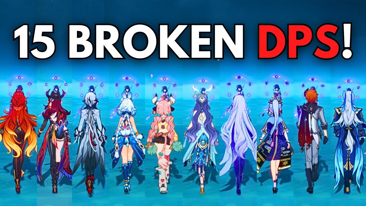 15 Broken DPS VS LAUMA!! F2P NUKE Showcase [ Genshin Impact ] - YouTube