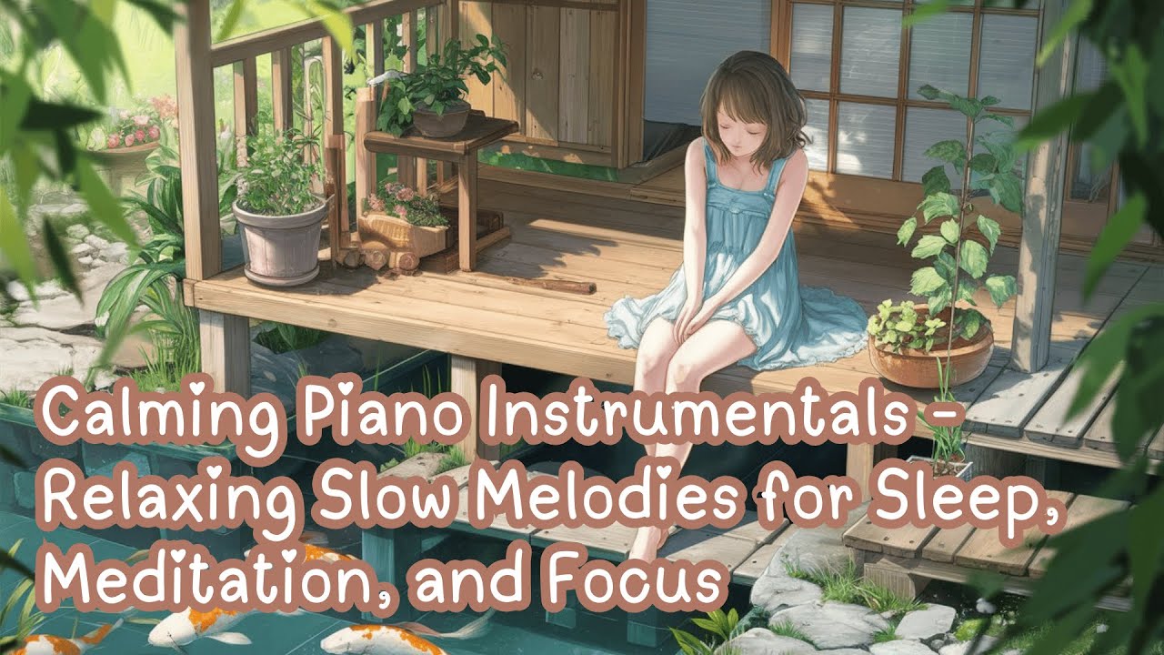 Calming Piano Instrumentals - Relaxing Slow Melodies for Sleep ...