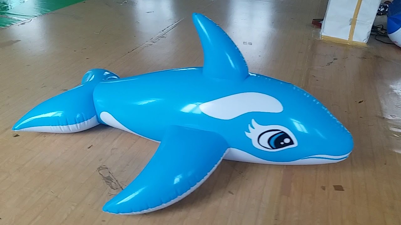 Inflatable whale - YouTube