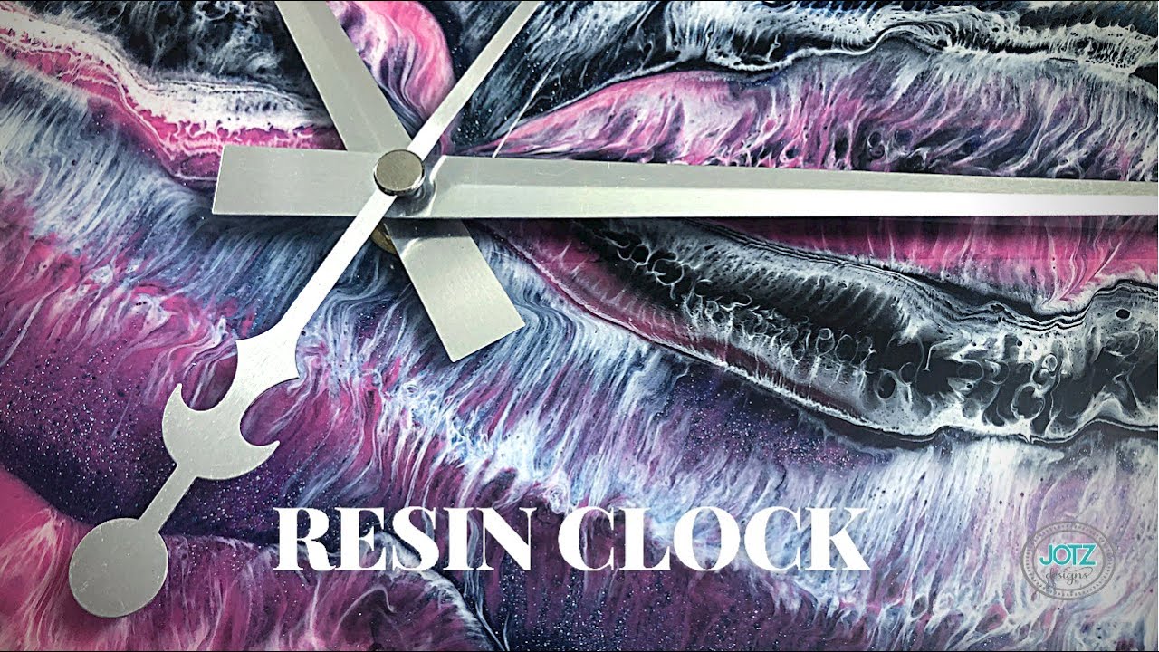 Epoxy Resin Clock Tutorial Using Silicone Oil for Effects | ProMarine ...