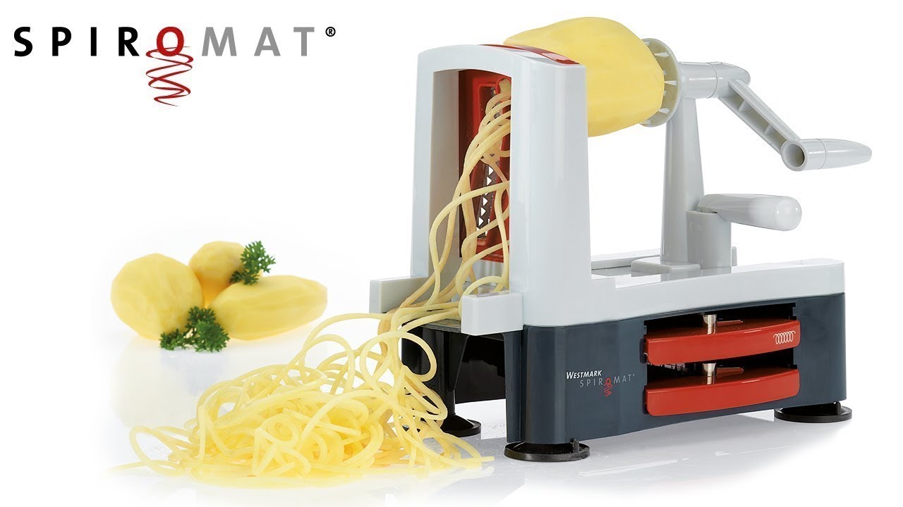 CORTADOR VERDURAS HILO/ESPIRAL "SPIROMAT" WESTMARK - YouTube
