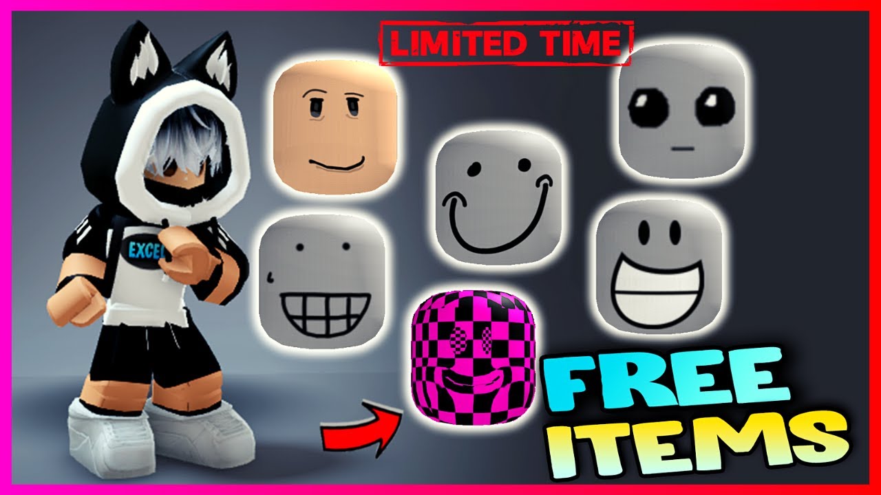New Roblox Limited FREE Head bundle items, LIMITED FREE ITEMS ON ROBLOX ...