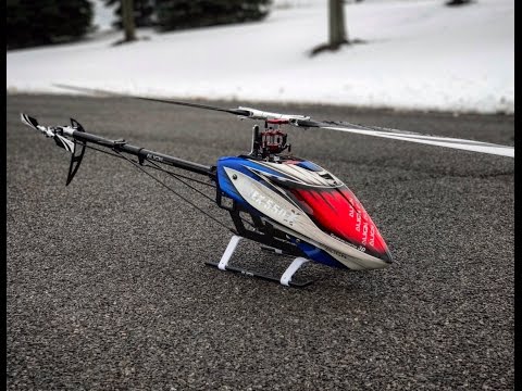 Afternoon flight on my Align Trex 550X - YouTube