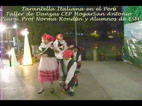 "La Tarantella Italiana" en Piura Perú - YouTube