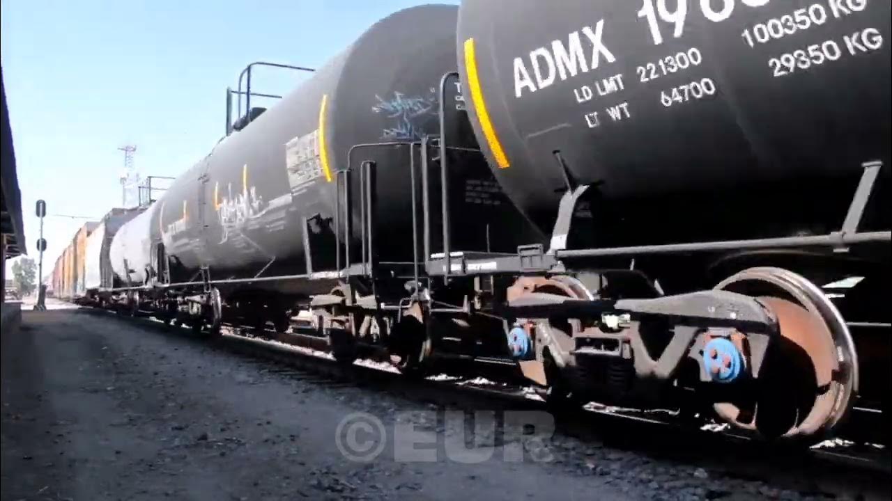 IMIMX Intermodal MexIcali MéXico de ferromex con la fxe 4510, fxe 4117 y fxe 4053. - YouTube