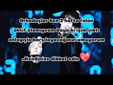 Anlayacağınızı umuyorum kendinize dikkat edin 💖
