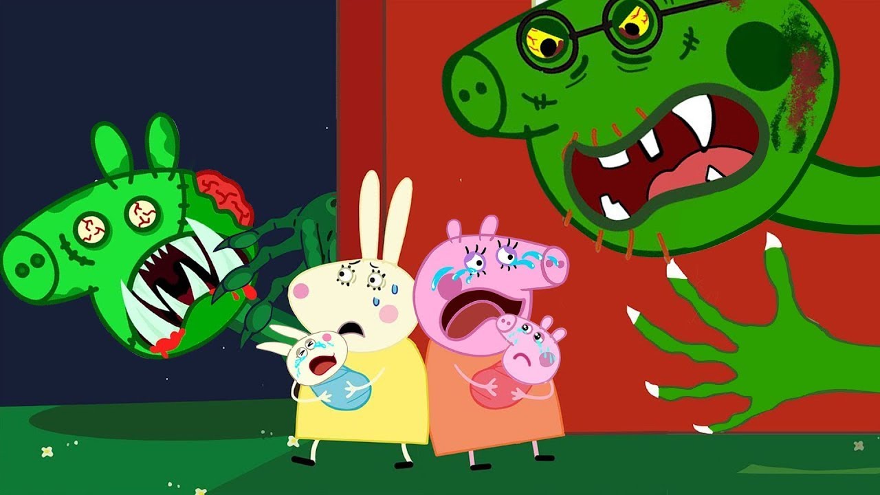 Peppa Zombie Apocalypse, Zombies Appear At The Peppa House - Peppa Pig ...