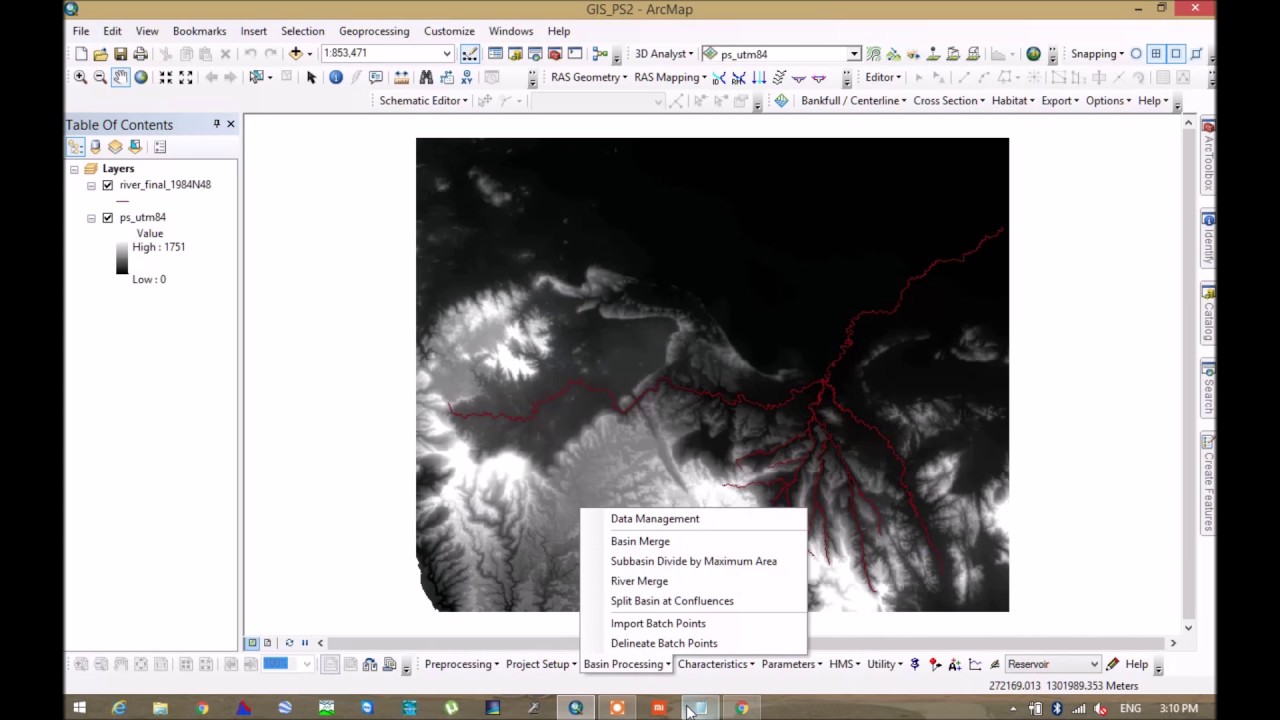 HEC-GeoHMS Tutorial 1 - YouTube