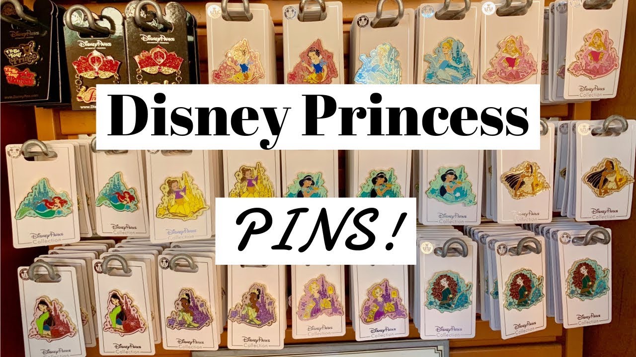 NEW Disney Princess Pins at Disney Parks! | 2018 - YouTube
