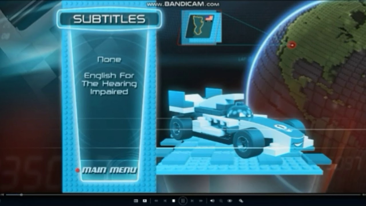 LEGO CARS 2 2011 DISC 1 DVD MENU walkthrough ? - YouTube