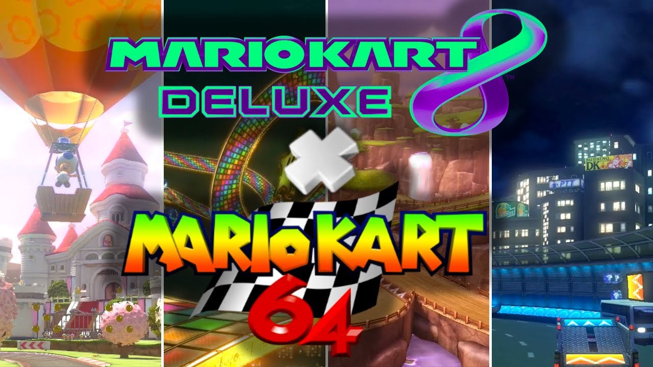Mario Kart 8 Deluxe - All N64 (Mario Kart 64) Courses - YouTube