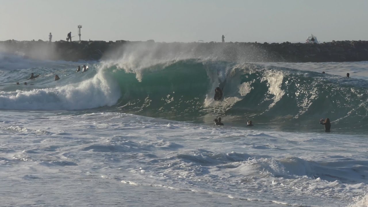 The Wedge, CA, Surf, 4/22/2017 - Part 3 (4K@30) - YouTube