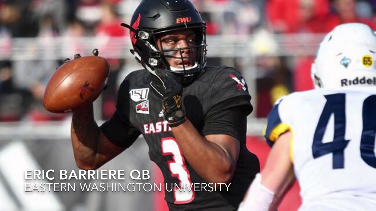 Eric Barriere a QB for EWU - YouTube