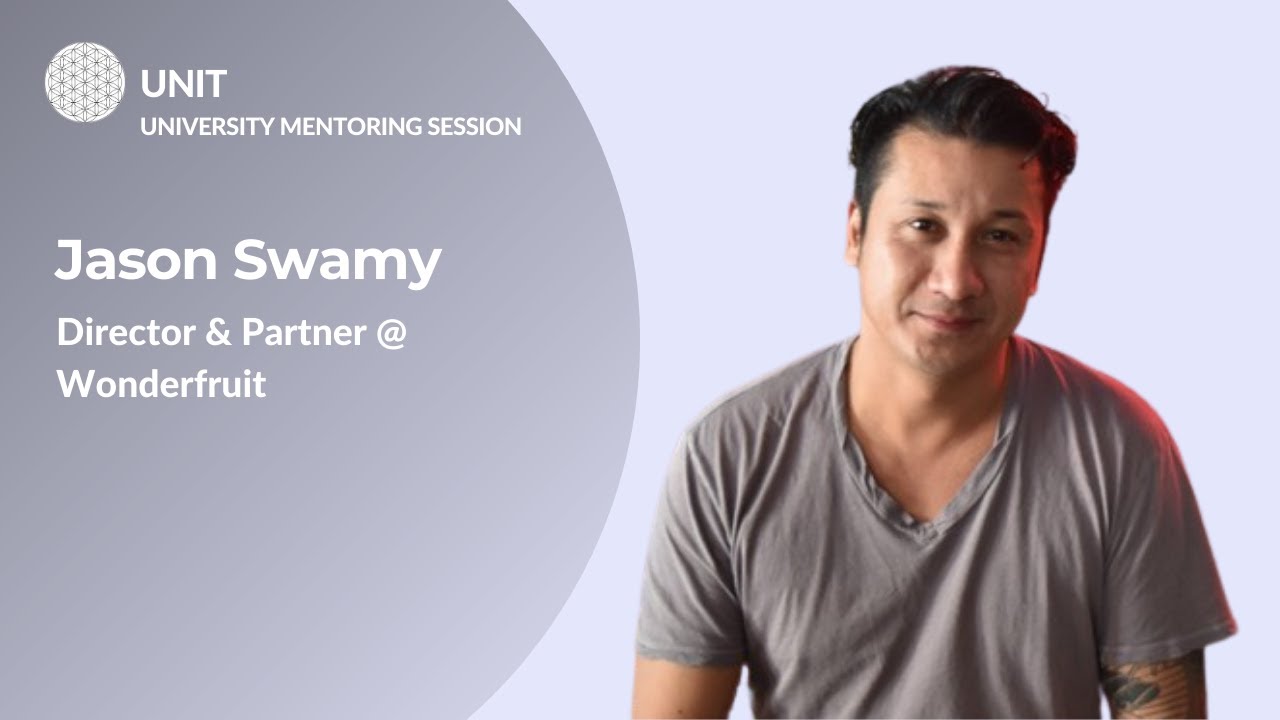 Jason Swamy, Director/Partner @ Wonderfruit / Unit Masters Live - YouTube