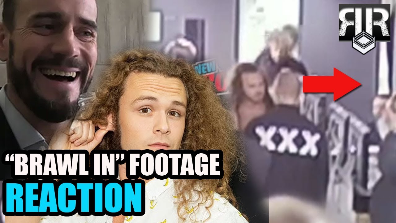 Reaction to CM Punk Jack Perry All In "Brawl" Footage - YouTube